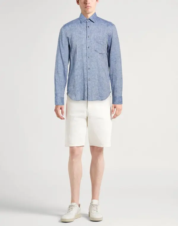 120% Lino Denim Shirt Size Linen