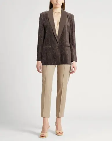 ALYSI Single-breasted Blazer - Beige