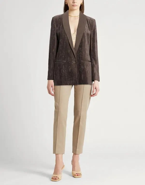 ALYSI Single-breasted Blazer - Beige