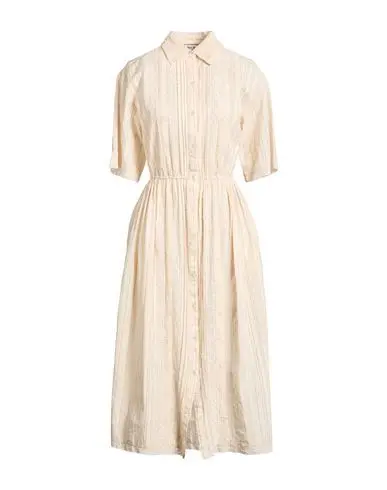 Paul & Joe Midi Dress Size Cotton - Beige