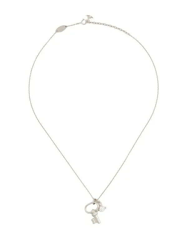 VIVIENNE WESTWOOD Sterling Key Charm Pendant Necklace