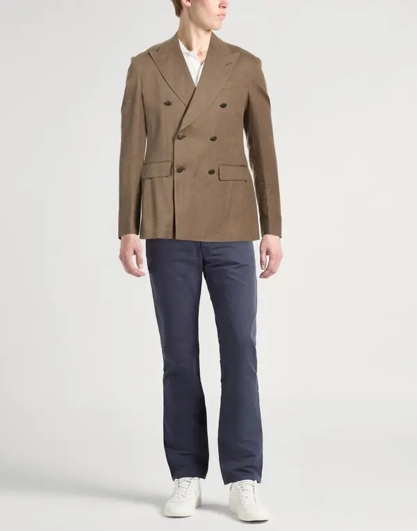 MESSAGERIE Blazer Size Cotton, Polyamide, Elastane