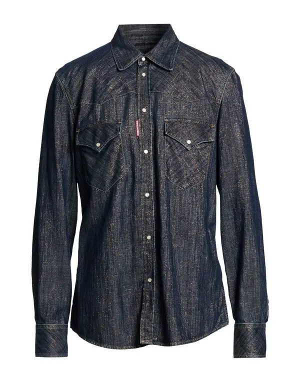 Dsquared2 Denim Shirt Size Viscose, Cotton, Polyester
