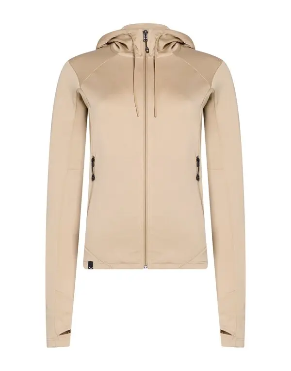 SALEWA Polyamide And Virgin Wool Athletic Jacket - Beige