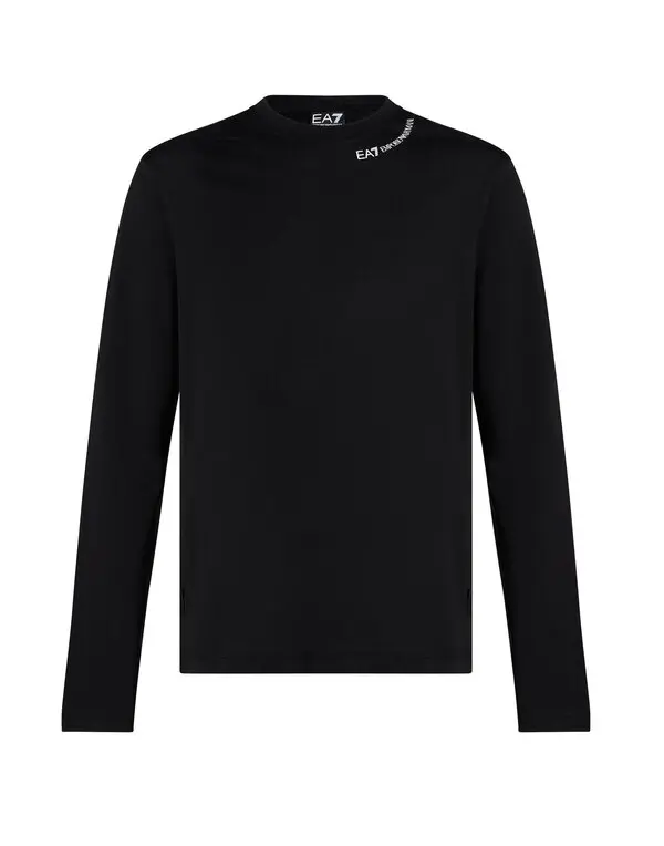 EA7 T-shirt Size Cotton - Black