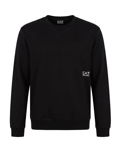EA7 Crewneck Long Sleeve Sweatshirt - Black
