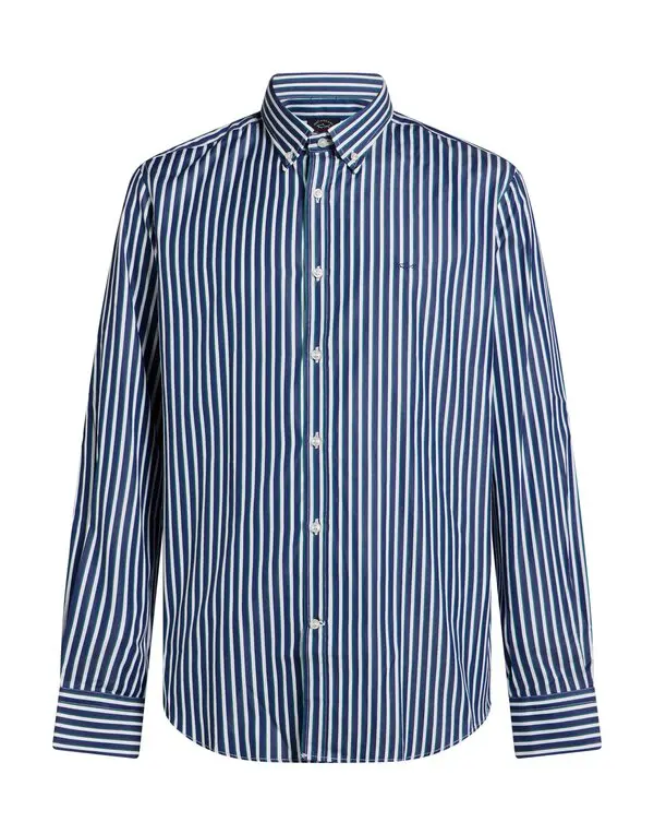 Paul & Shark Shirt Midnight Size Cotton