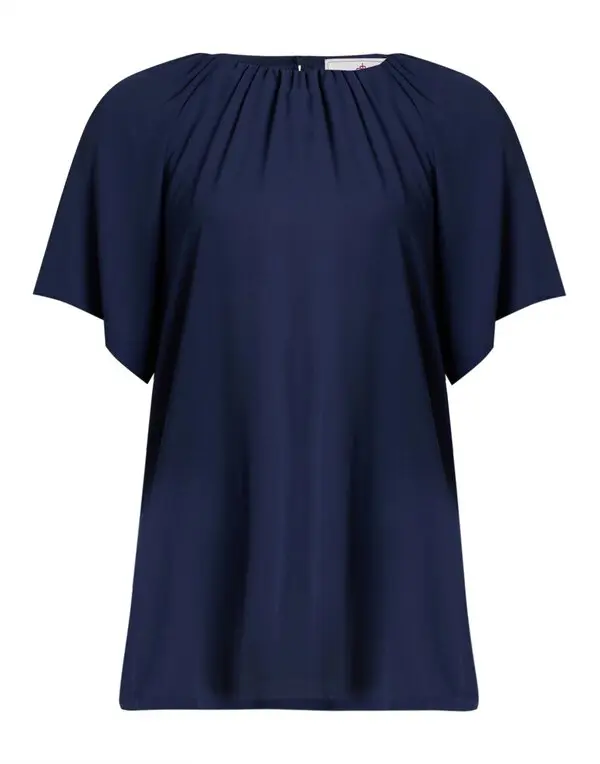 COMPAGNIA ITALIANA Top Size Viscose - Navy