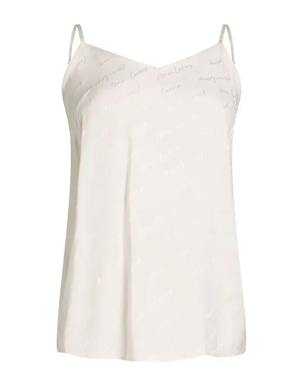 Armani Exchange Sleeveless V-neck Camisole - Ivory