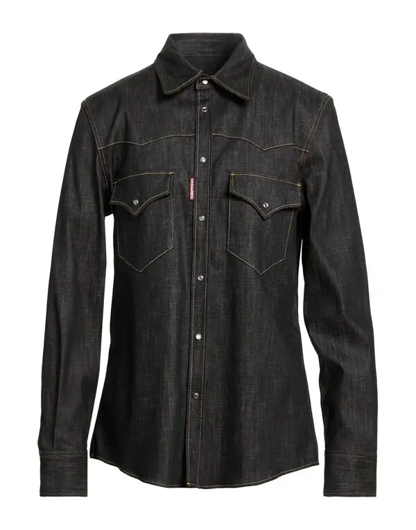 Dsquared2 Denim Shirt Size Cotton, Elastane