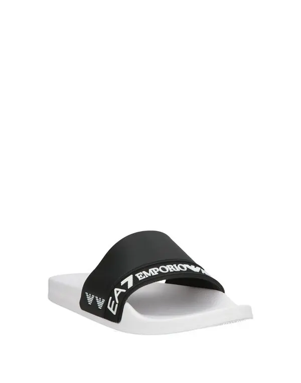 EA7 Sandals Size Pvc Polyvinyl Chloride, Polyester, Polyurethane