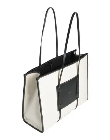 DEMELLIER Maxi Tote Bag In Canvas And Cow Leather