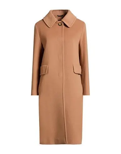 Cinzia Rocca Icons Coat Camel Size Wool, Polyamide, Cashmere - Beige