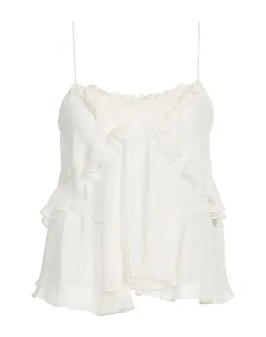 Isabel Marant Étoile Top Ivory Size Silk - White