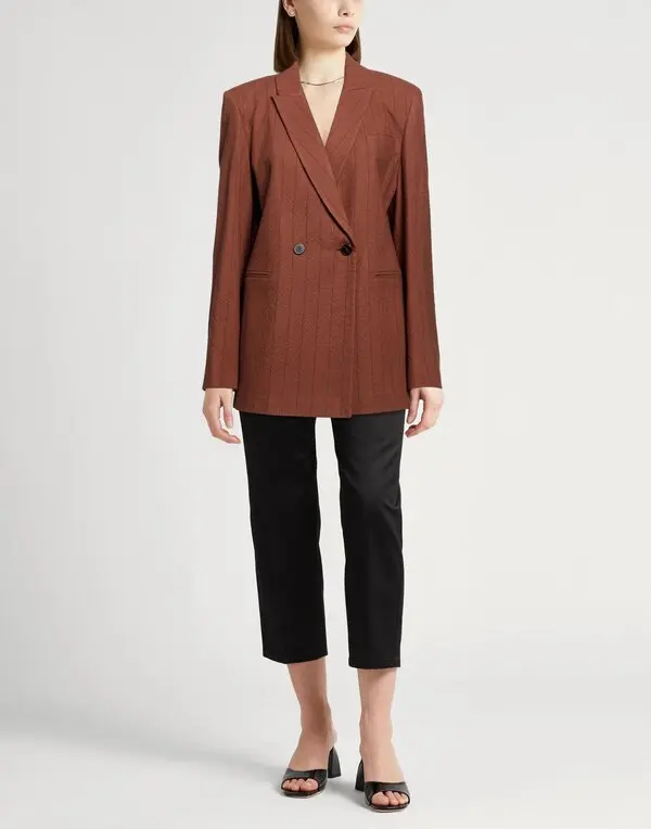 ALYSI Chocolat Blazer Tan Size Virgin Wool