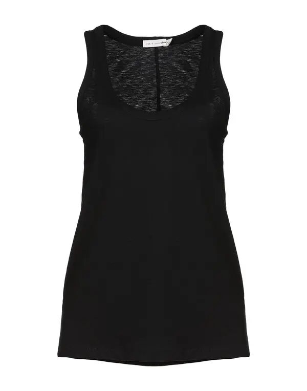 Rag & Bone Cotton Tank Top - Black
