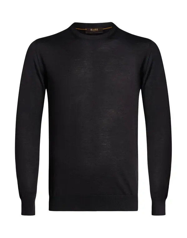 MOORER Sweater Size Virgin Wool - Black