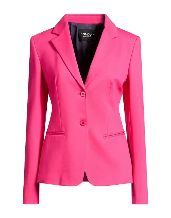 DONDUP Blazer Fuchsia Size Viscose, Polyamide, Elastane