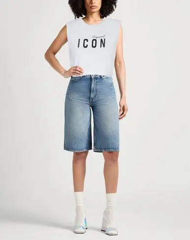 Dsquared2 Cotton Printed Crewneck Sleeveless T-shirt