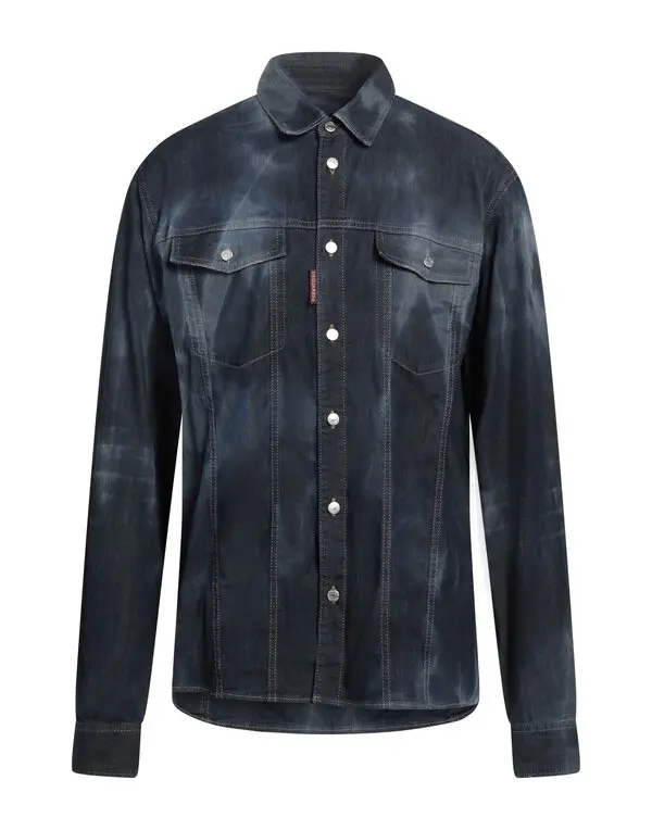 Dsquared2 Denim Shirt Size Cotton, Elastane