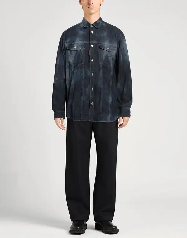 Dsquared2 Denim Shirt Size Cotton, Elastane