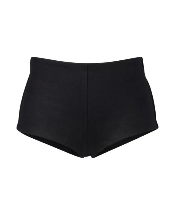ENTIRE STUDIOS Mid-rise Wool Shorts - Black