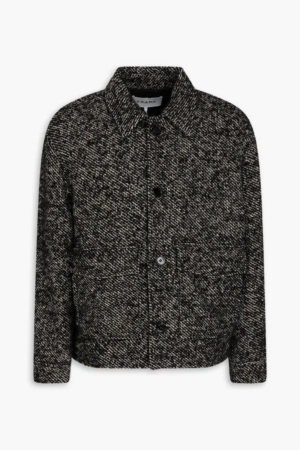 FRAME Tweed Jacket - Black
