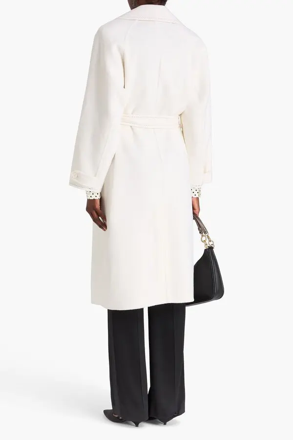 Maje Woolblend Felt Coat