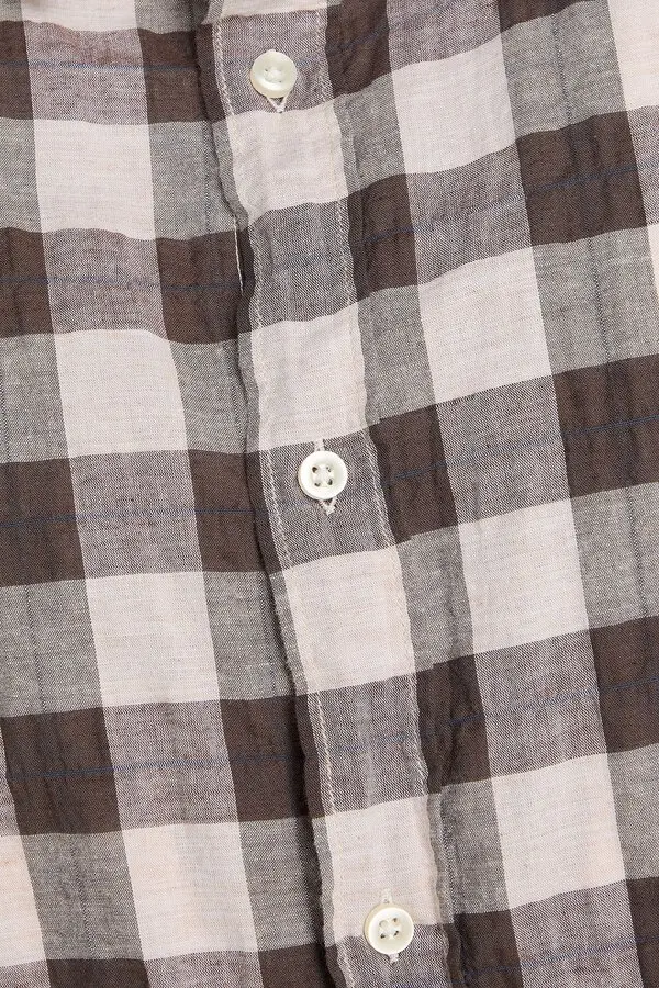 Officine Générale Alex Checked Cottonblend Shirt
