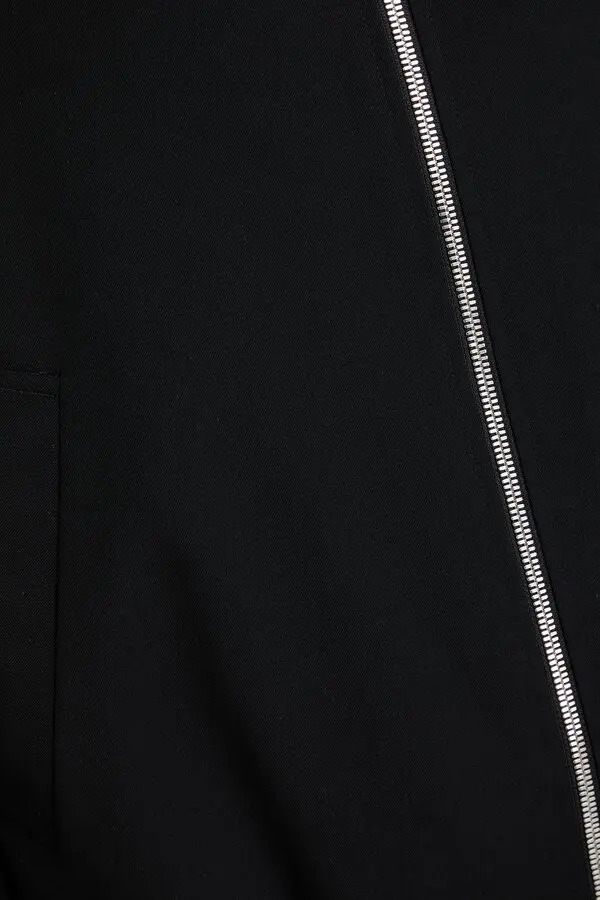 FRAME Wool-twill Zip-up Jacket