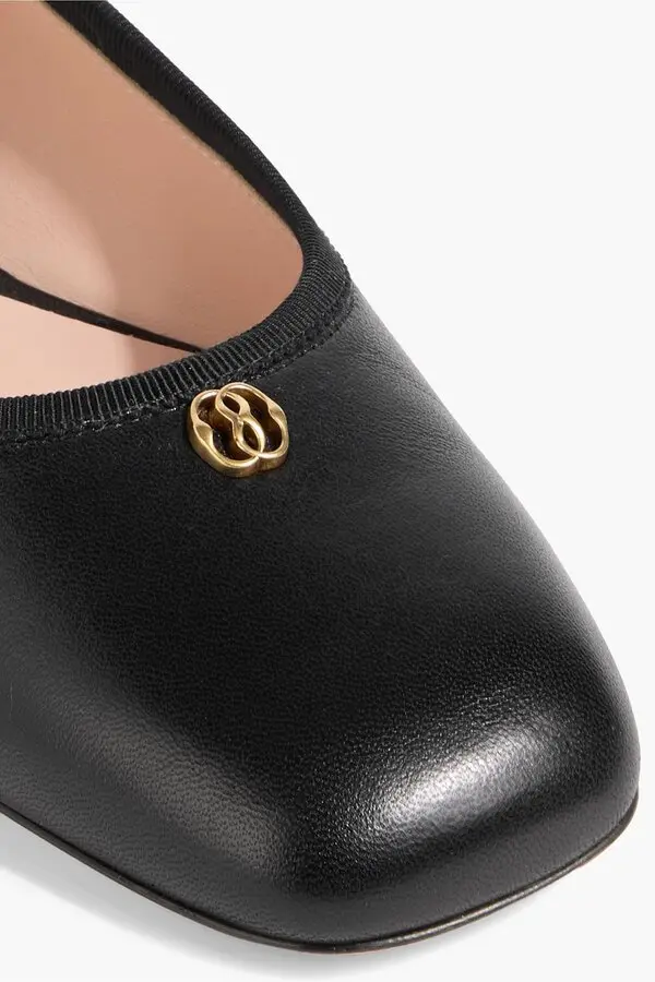 Bally Biuty Leather Ballet Flats