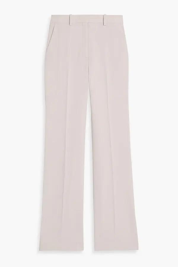 Theory Crepe Straightleg Pants - Stone