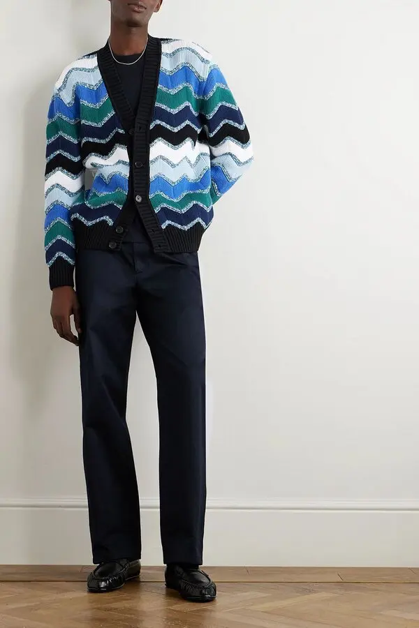 Missoni Striped Cottonblend Cardigan