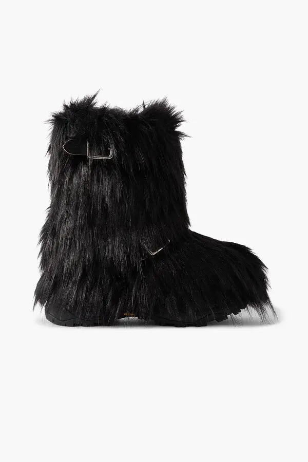 Sacai Plush Biker Boots