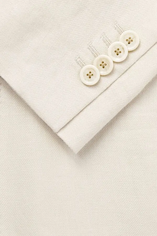 LARDINI Linentwill Suit Jacket - Beige