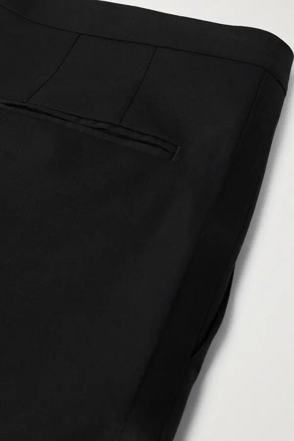 Boglioli Slimfit Tapered Satintrimmed Wool Tuxedo Pants