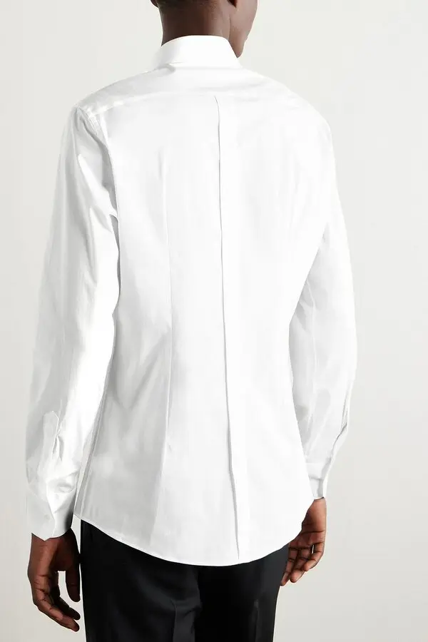 Dolce & Gabbana Slimfit Cottonblend Poplin Shirt