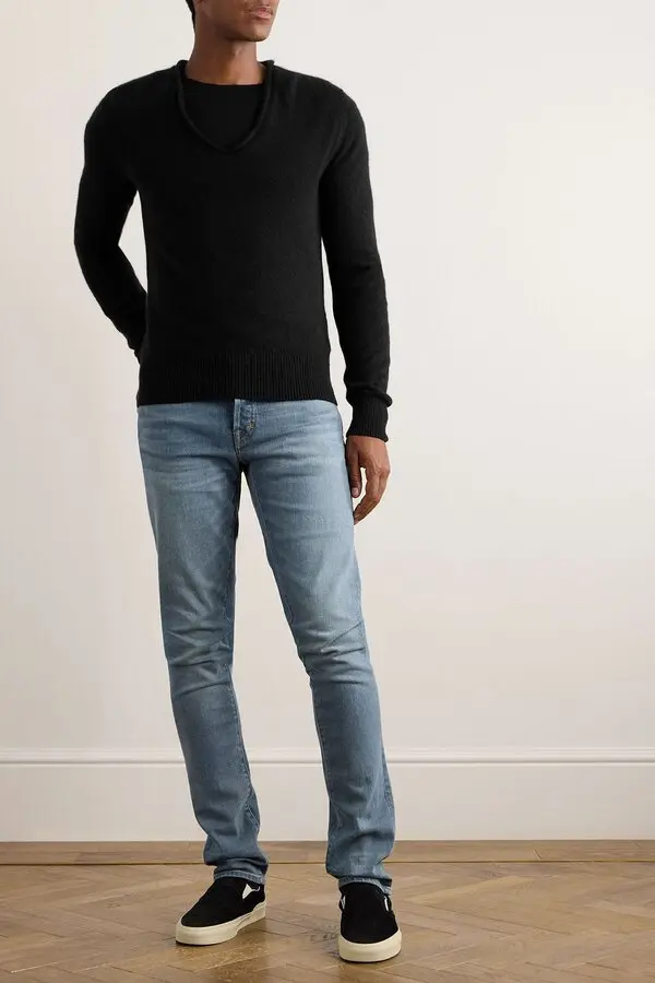TOM FORD Slimfit Cashmere And Silkblend Sweater