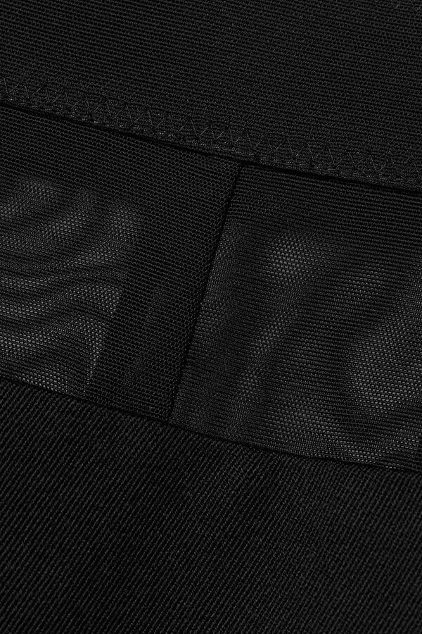 Stella McCartney Tulletrimmed Wooltwill Midi Skirt