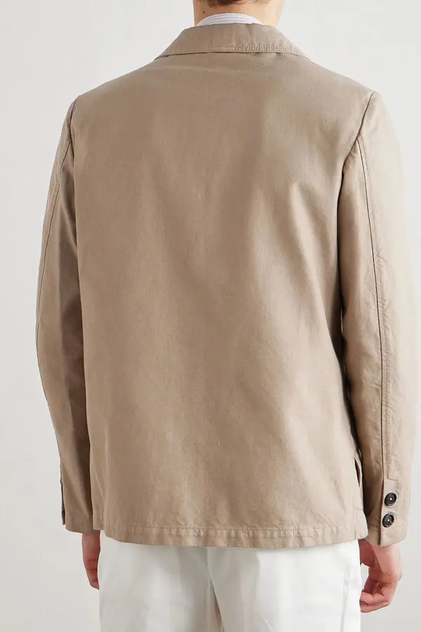 Massimo Alba Baglietto Unstructured Cottontwill Blazer