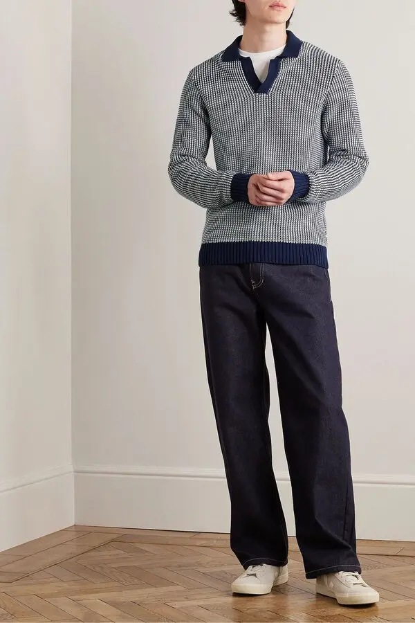 Orlebar Brown Horton Cotton Polo Sweater