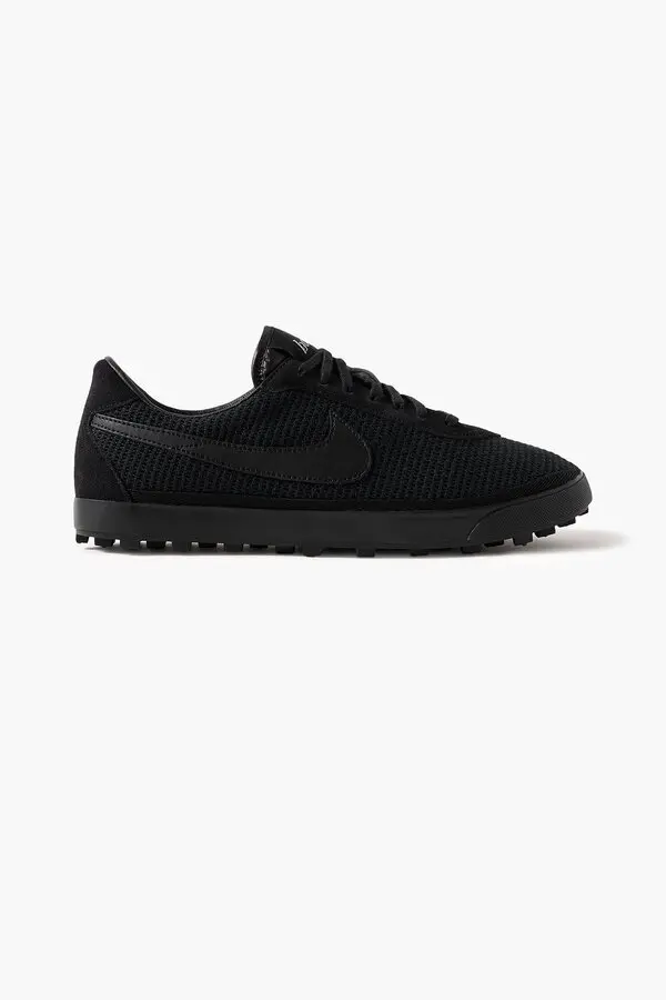 BODE REC. X NIKE Astrograbber Leather And Suedetrimmed Waffleknit Sneakers