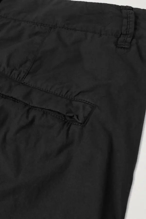 Stone Island Straightleg Logoappliquéd Cottonblend Canvas Cargo Shorts