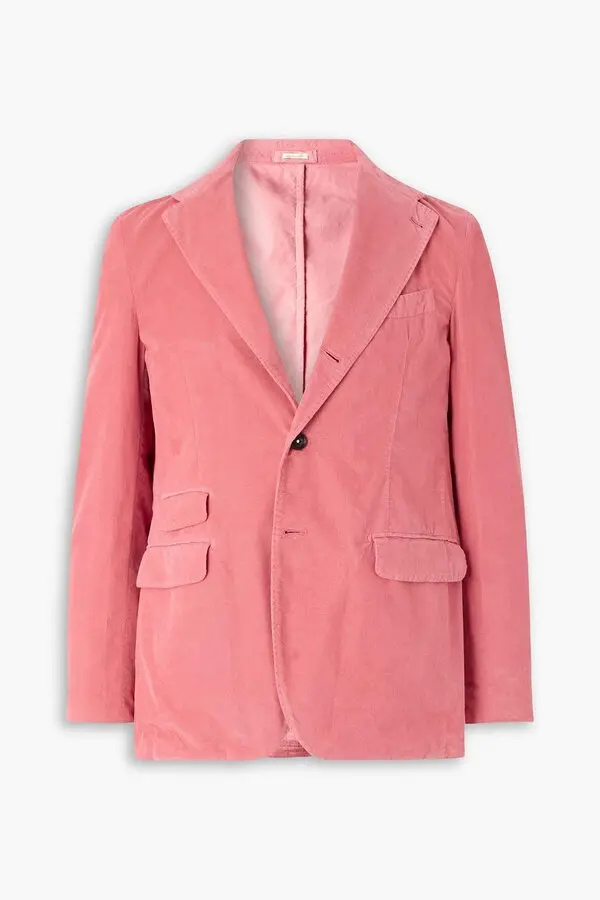 Massimo Alba Catch2 Slimfit Cottoncorduroy Blazer - Pink