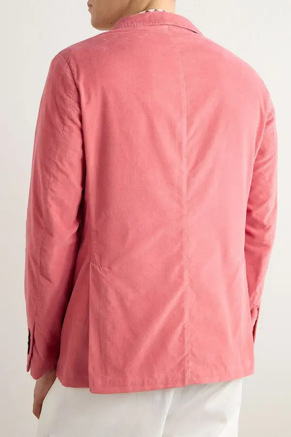 Massimo Alba Catch2 Slimfit Cottoncorduroy Blazer - Pink