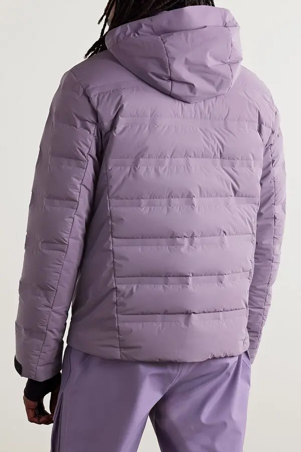 Aztech Mountain Nuke Suit Quilted Hooded Down Ski Jacket