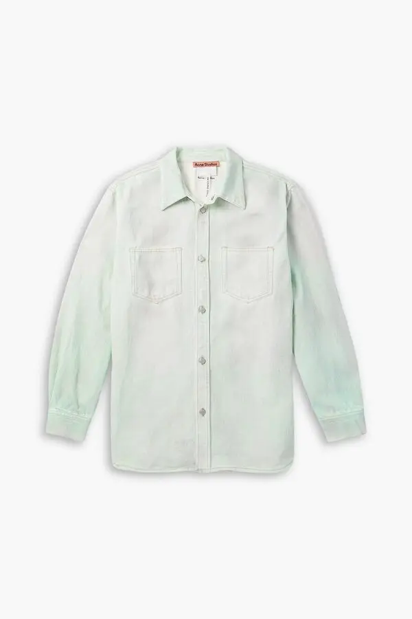 Acne Studios Karto U Traffic Distressed Denim Shirt