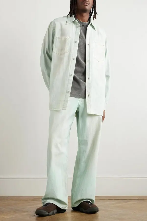 Acne Studios Karto U Traffic Distressed Denim Shirt
