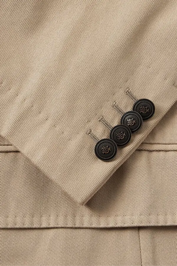 Dunhill Cavendish Doublebreasted Cotton And Cashmereblend Twill Suit Jacket