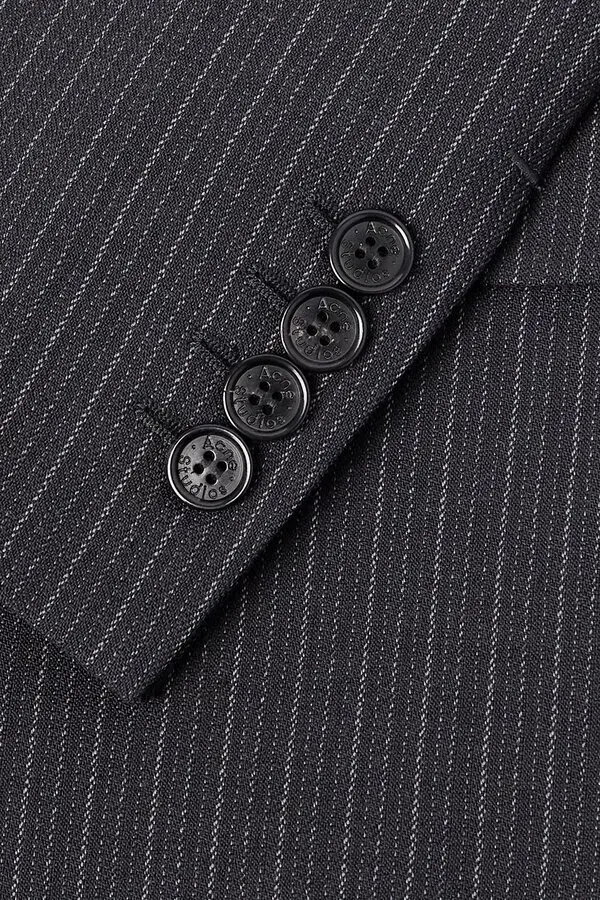 Acne Studios Jarvel Doublebreasted Pinstriped Woolblend Suit Jacket
